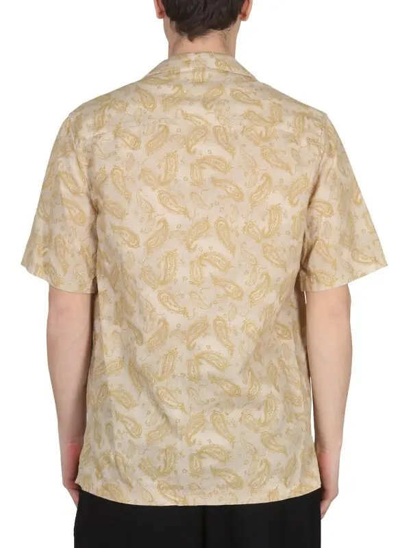 EAST HARBOUR SURPLUS Paisley Print Shirt - Beige