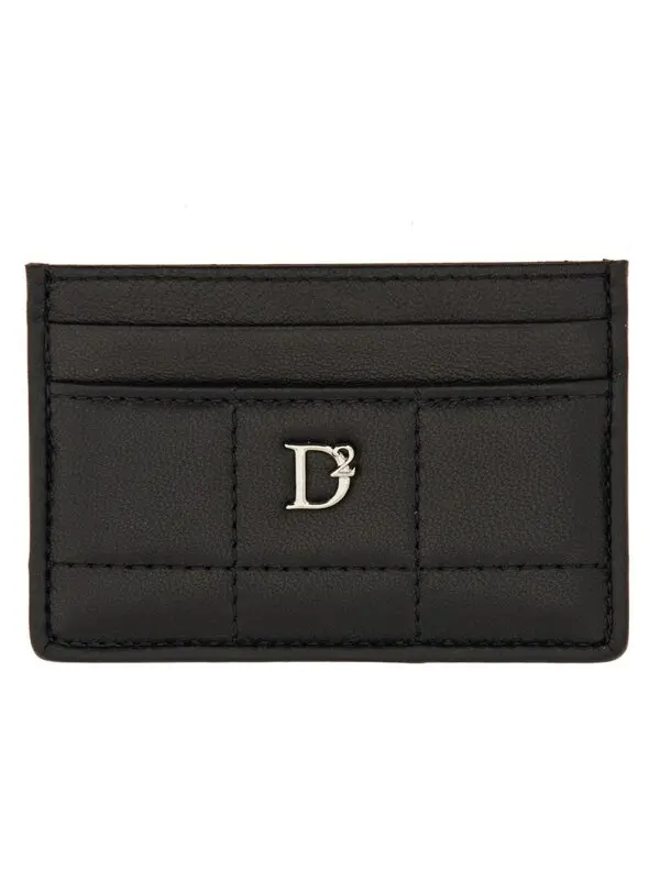 Dsquared2 Card Holder With Logo - Black