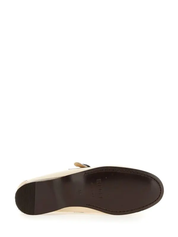 Hereu Alcover T-bar Moccasins - Ivory