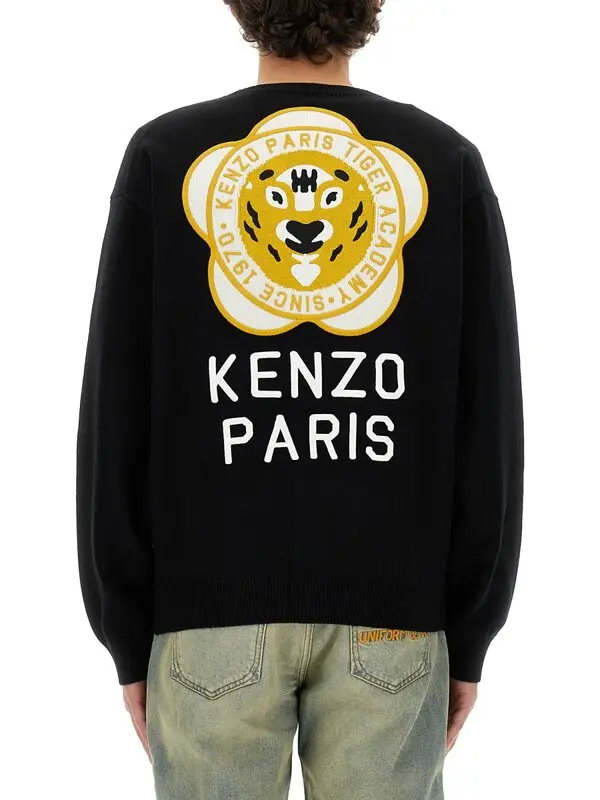 Kenzo Embroidered Tiger Academy Cardigan