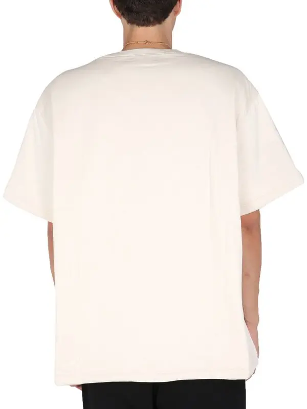 AMBUSH Padded T Shirt With Embroidered Logo - Ivory