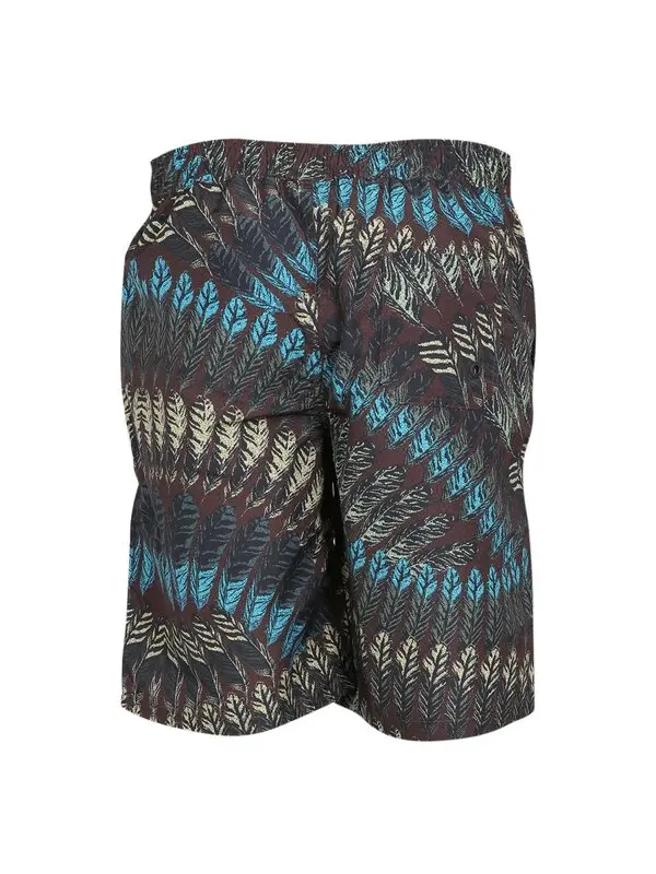 MARCELO BURLON COUNTY OF MILAN Logo Print Boxer Swimsuit