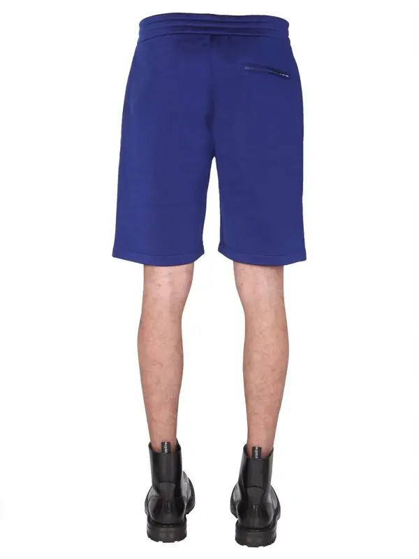 Alexander McQueen Embroidered Logo Shorts