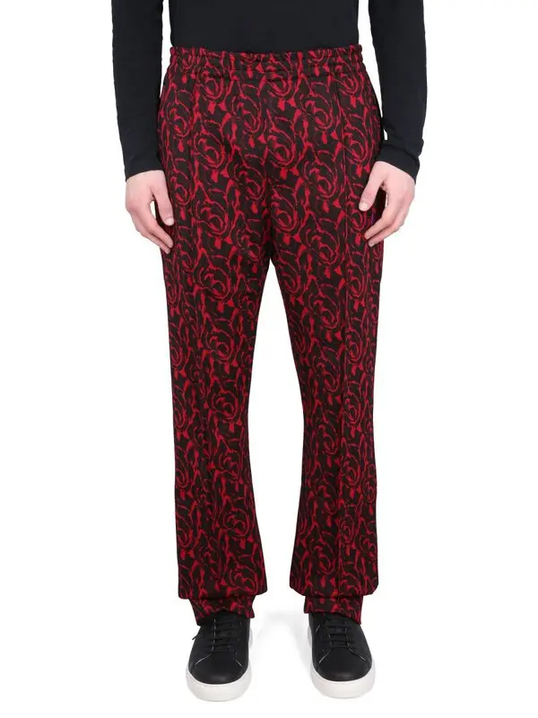 BARACUTA X NEEDLES Pants With Logo - Red