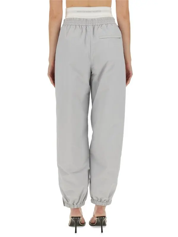 Alexander Wang Relaxed Fit Sports Pants With Integrated Underwear