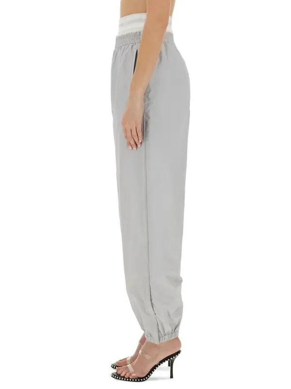 Alexander Wang Relaxed Fit Sports Pants With Integrated Underwear