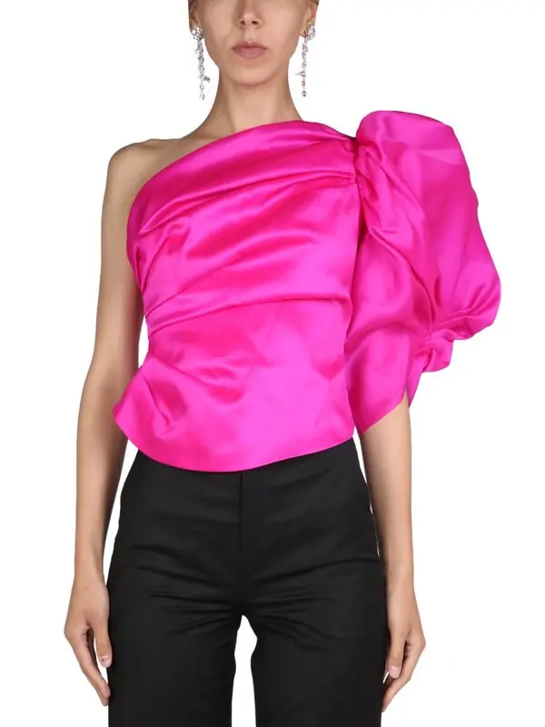 ANOUKI One-shoulder Dress - Fuchsia