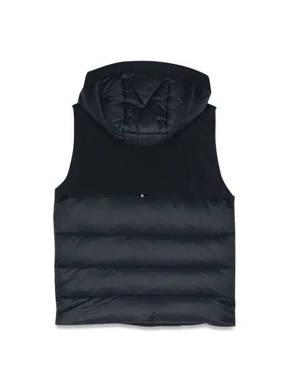 Tommy Hilfiger Hooded Puffer Waistcoat - Blue