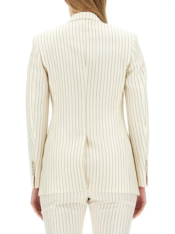 TOM FORD Double-breasted Wallis Jacket - Powder