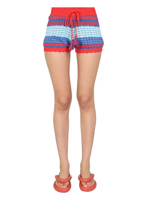 GALLO Striped Pattern Shorts - Multicolour