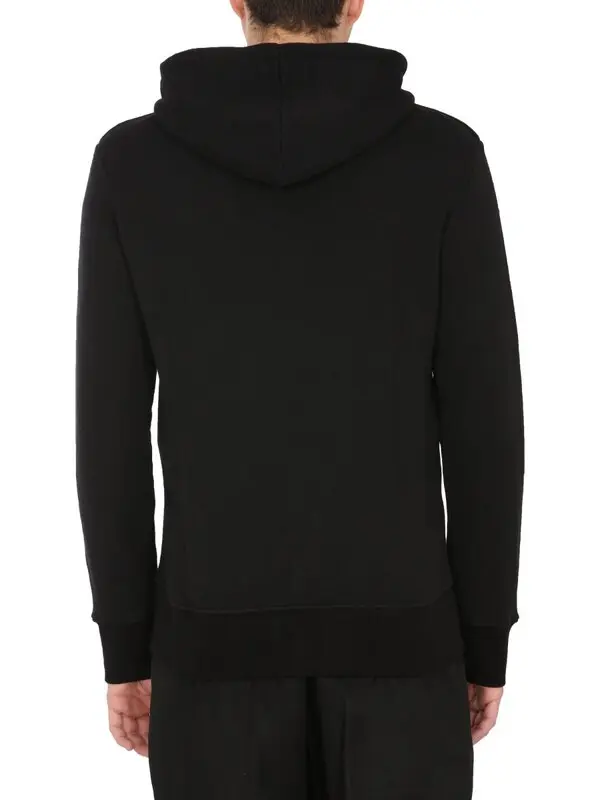 Alexander McQueen Hooded Sweatshirt With Zip Closure