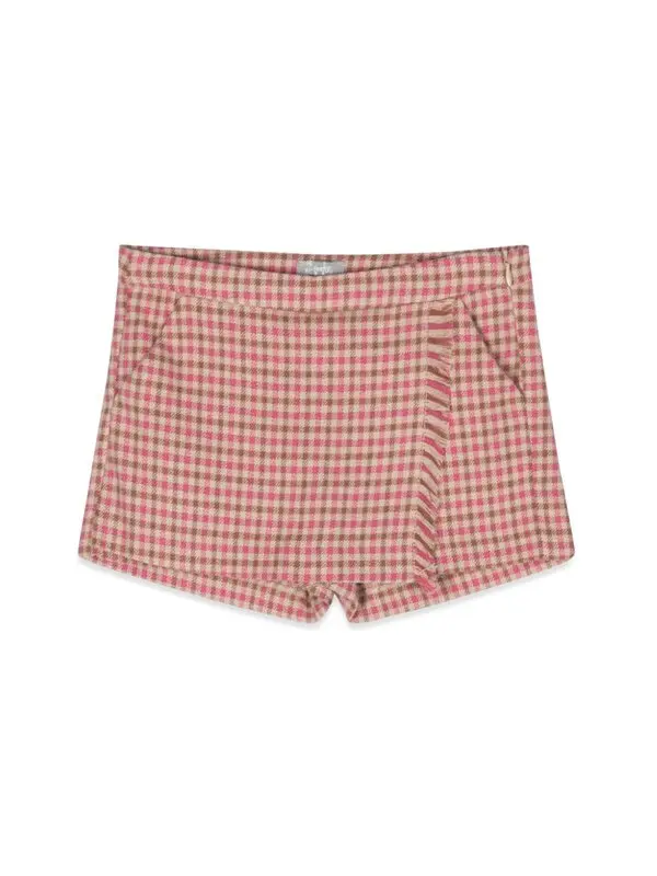 IL GUFO Checked Skirt Pants