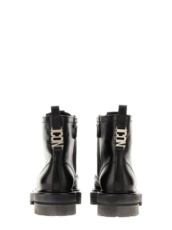 Dsquared2 Leather Ankle Boots