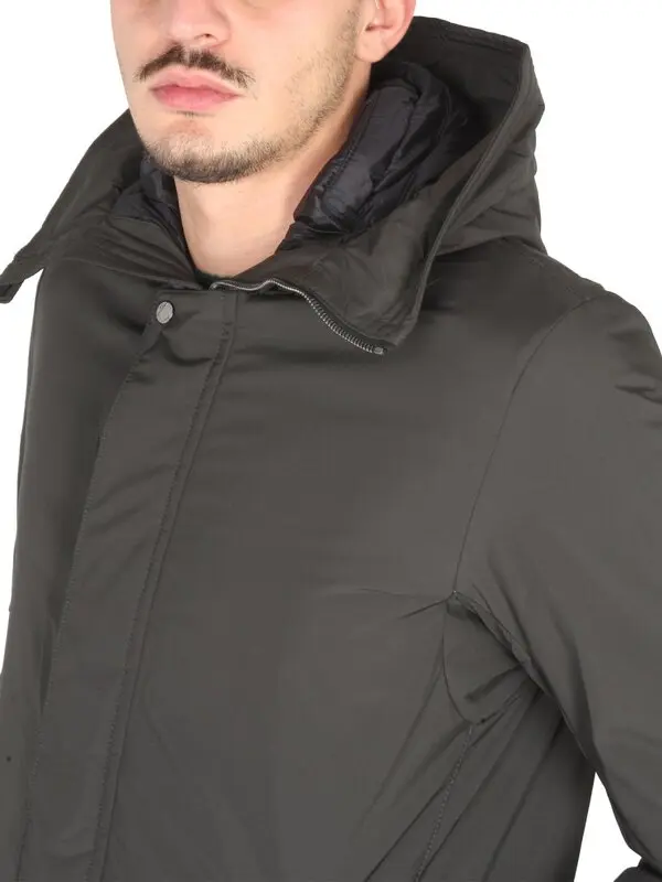 MOORER Hooded Jacket - Grey