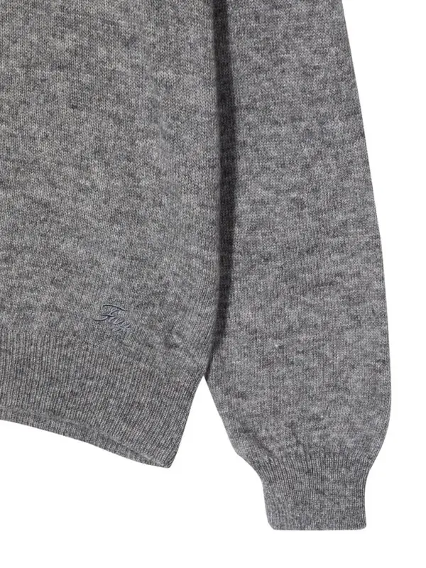FAY Crew Neck Sweater - Grey