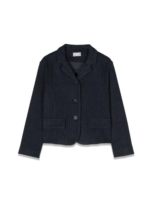 IL GUFO Notched Lapel Blazer - Blue