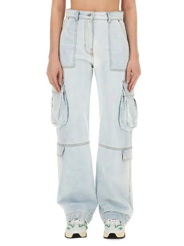 MSGM Cotton Cargo Pants