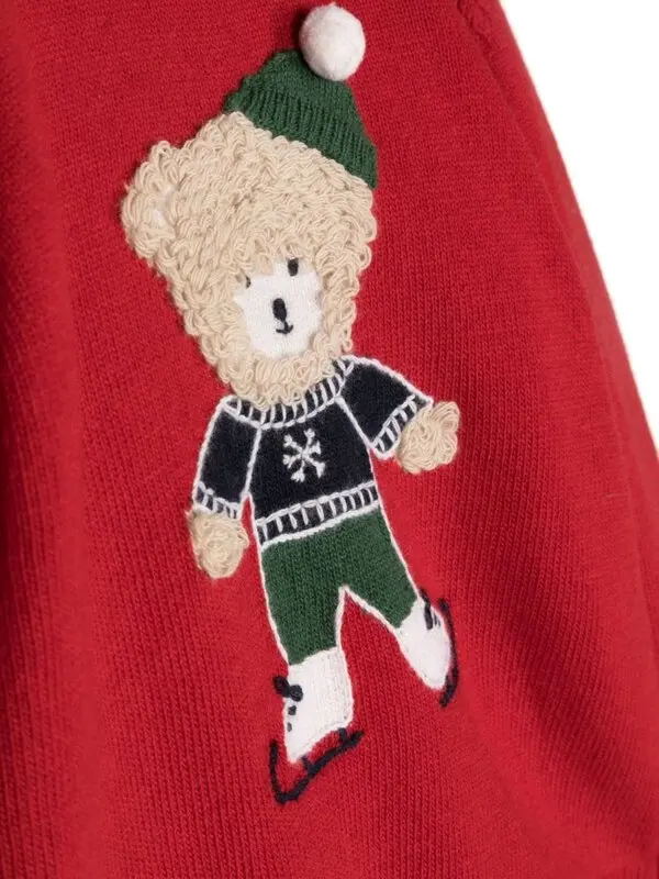 IL GUFO Teddy Bear Crew Neck Pullover