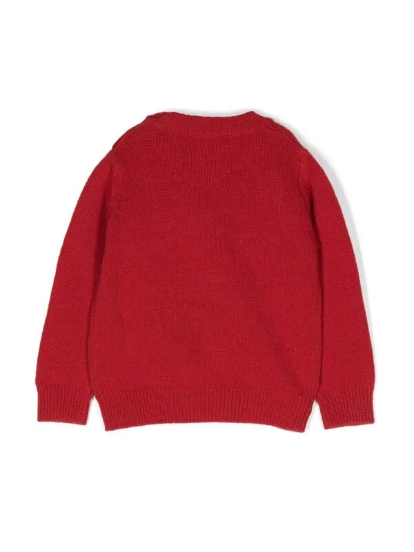IL GUFO Teddy Bear Crew Neck Pullover