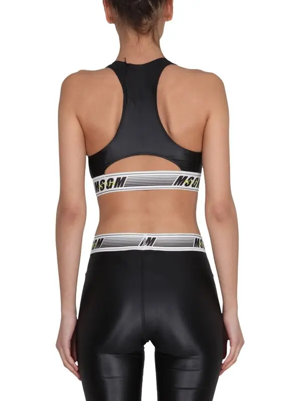 MSGM Activewear Top - Black