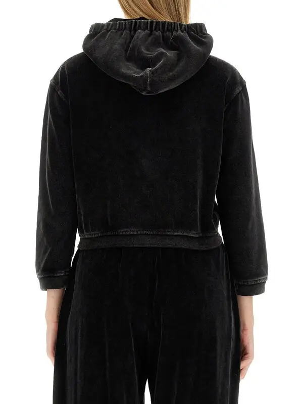 Alexander Wang Velour Sweatshirt