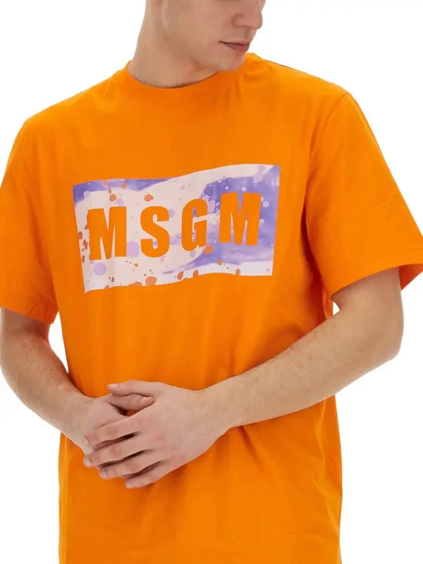 MSGM T Shirt With Logo