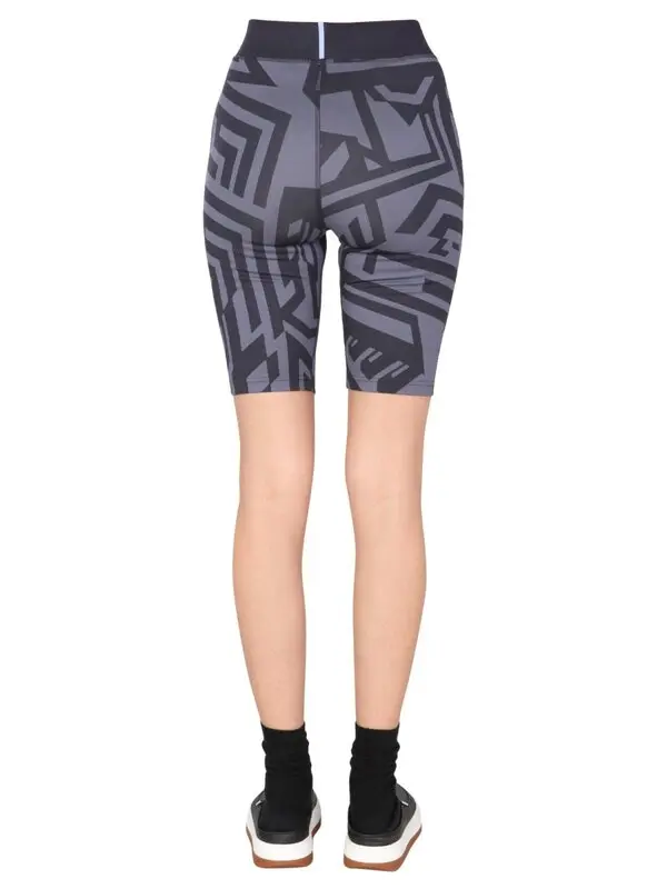 Alexander McQueen Dazzelle Cyclist Bermuda - Black