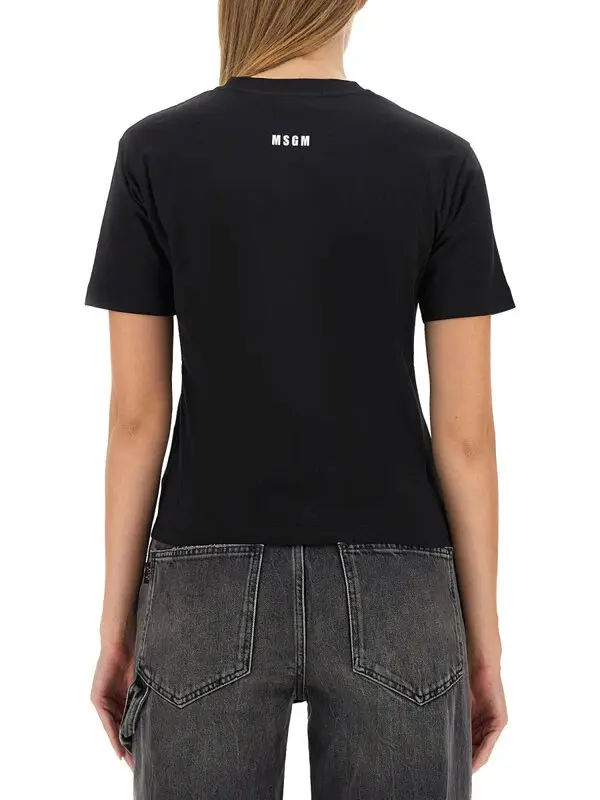 MSGM Logo T-shirt - Black