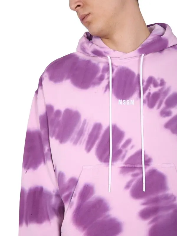 MSGM Printed Sweatshirt With Logo