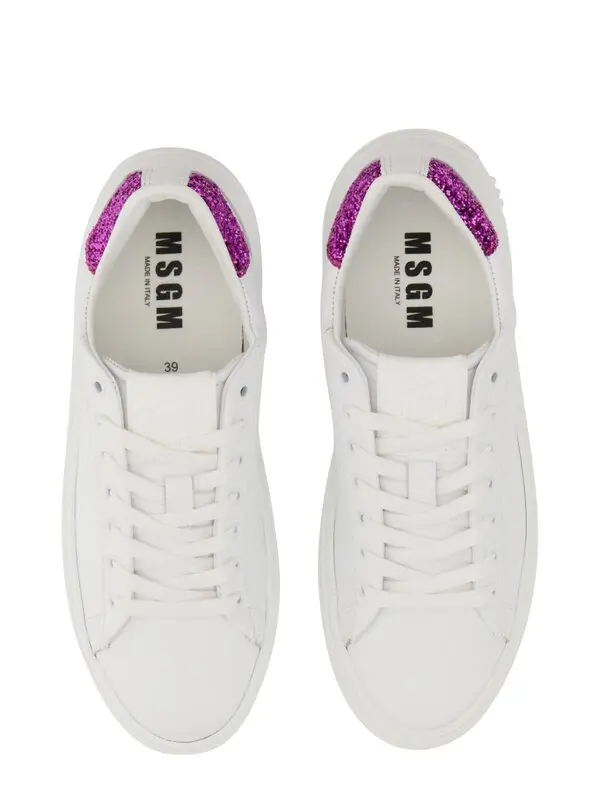 MSGM Cupsole Sneakers - Fuchsia