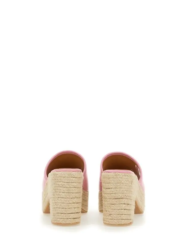 Moschino Leather Sandals - Pink