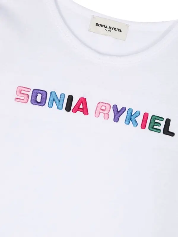 Sonia Rykiel Paris Logo Cotton T-shirt