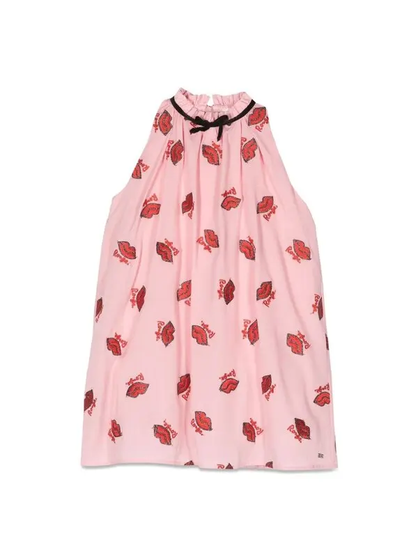 Sonia Rykiel Paris Kisses Pinafore Dress - Pink