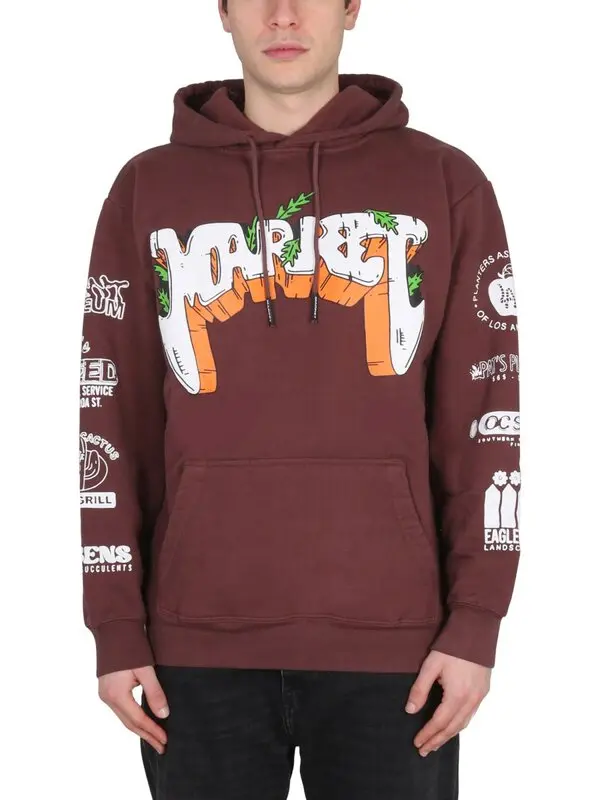 MARKET Growclub Sweatshirt - Brown