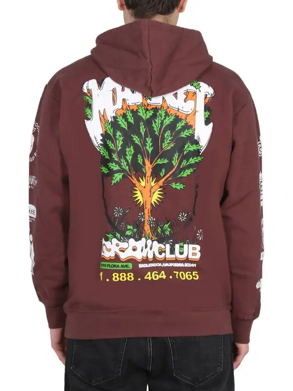 MARKET Growclub Sweatshirt - Brown