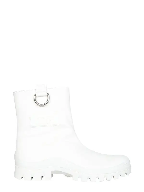MSGM Ankle Rain Boots - White