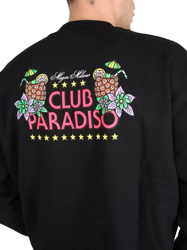 MSGM Sweatshirt With Logo Print