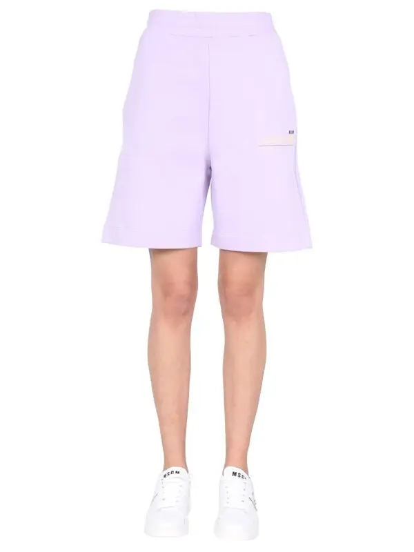 MSGM Bermuda Shorts - Lilac