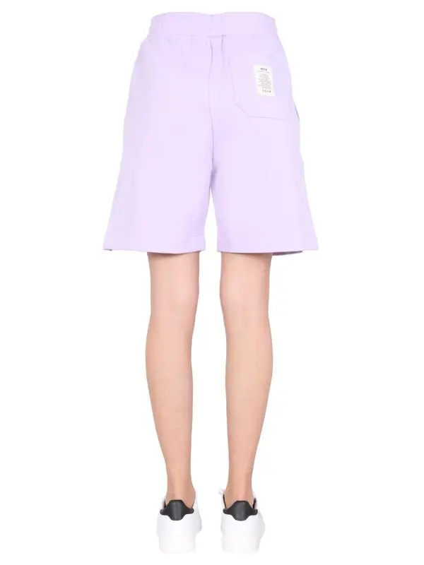 MSGM Bermuda Shorts - Lilac