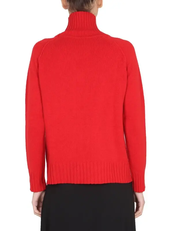 STEFANO MORTARI Turtleneck Shirt - Red