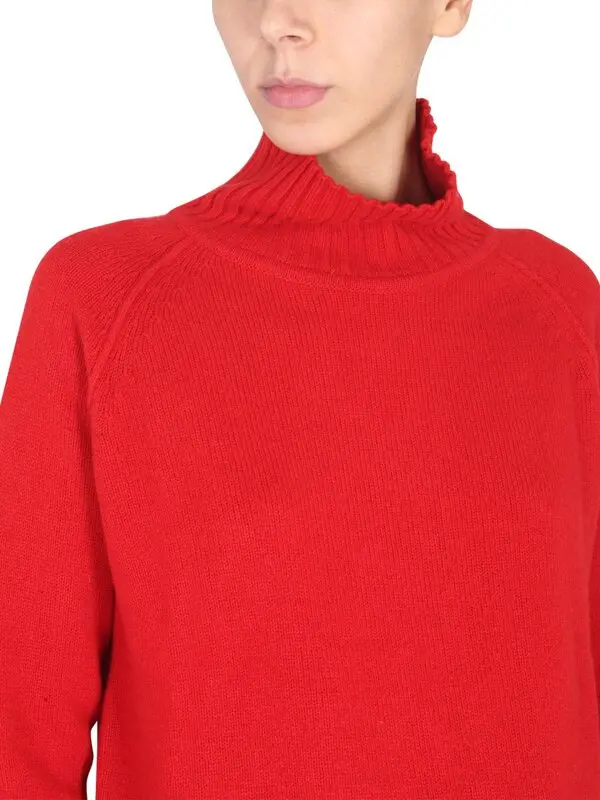 STEFANO MORTARI Turtleneck Shirt - Red