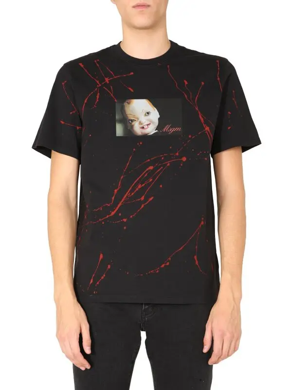MSGM Crew Neck T Shirt