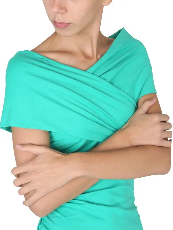 MSGM Draped Dress