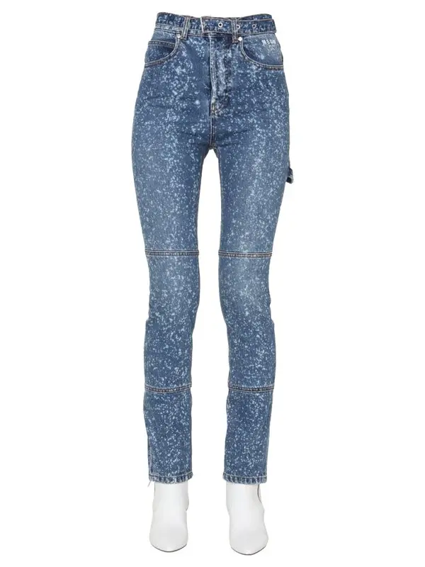 MSGM High-waisted Skinny Fit Jeans