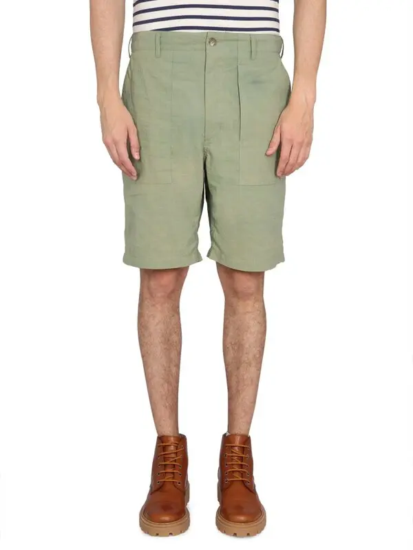 Engineered Garments Bermuda Fatigue Shorts - Green