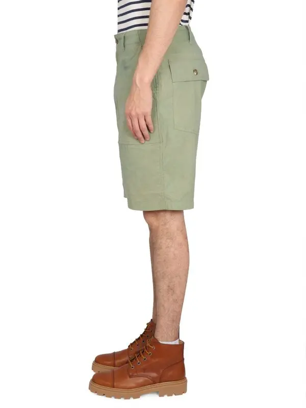 Engineered Garments Bermuda Fatigue Shorts - Green