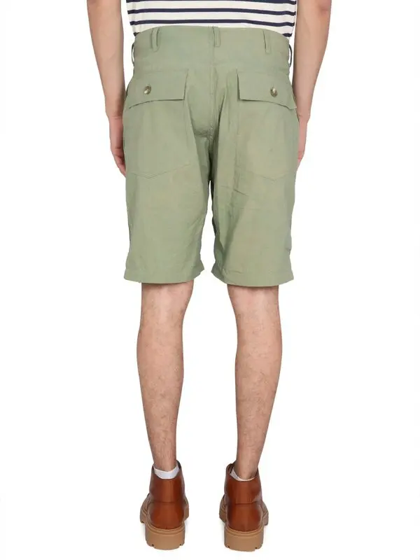 Engineered Garments Bermuda Fatigue Shorts - Green