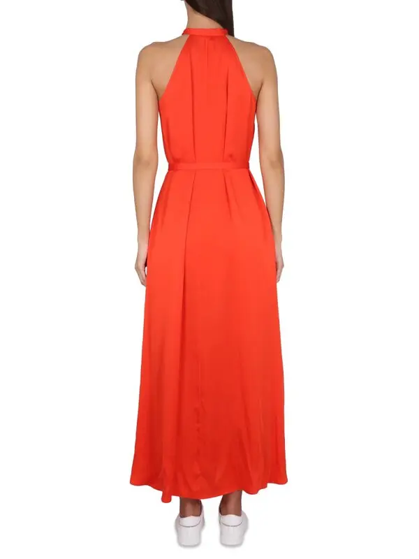 Aspesi Belted Dress - Orange