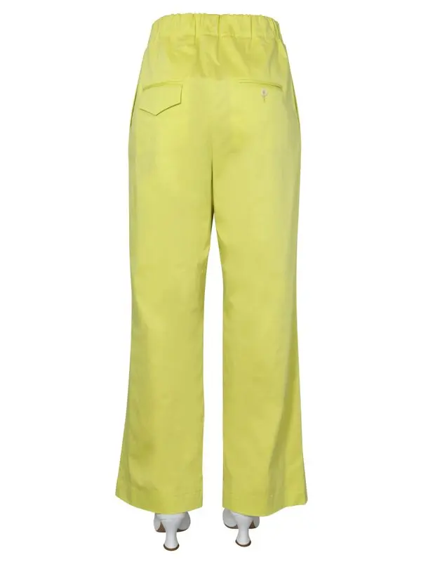 MAISON JEJIA Wide Trousers - Yellow
