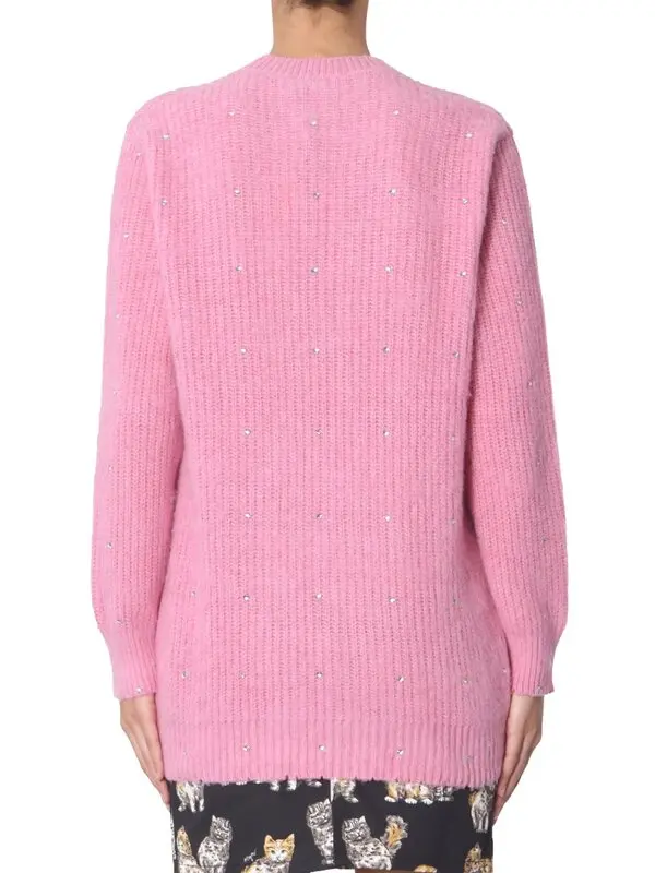 MSGM Crew Neck Oversized Sweater